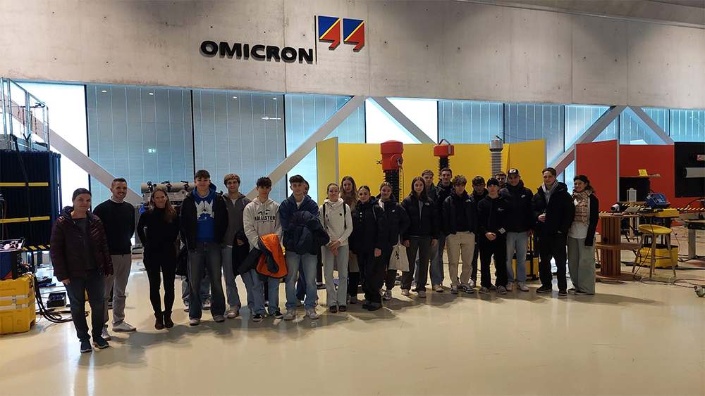 Exkursion der 4ea zu der Firma OMICRON electronics - HAK/HAS Bregenz